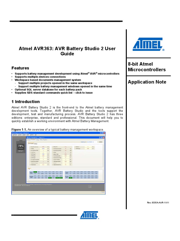 AVR363 AVR Battery Studio 2 User Guide | PDF | Button (Computing ...