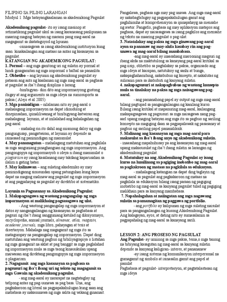 JSL Sem1 Handouts Piling12 20-21 | PDF