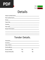 Form of Descriptive Roll | PDF | Hand | Business