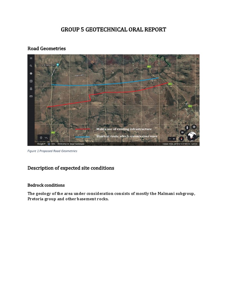 Group 5 Geotechnical Oral Report: Road Geometries | PDF | Clay | Soil