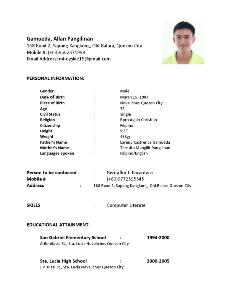 Allan's Updated Resume | PDF | Learning