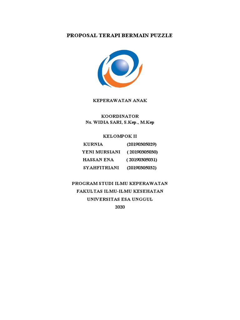 Proposal Terapi Bermain | PDF