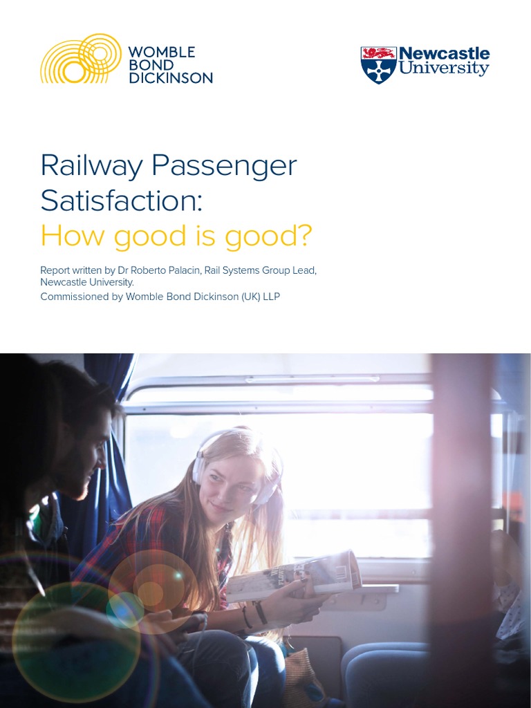 Railway Passenger Satisfaction:: How Good Is Good? | PDF | Customer ...
