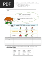 Hoja de Trabajo de Adjetivos | PDF | Adjetivo | Tipología Lingüística