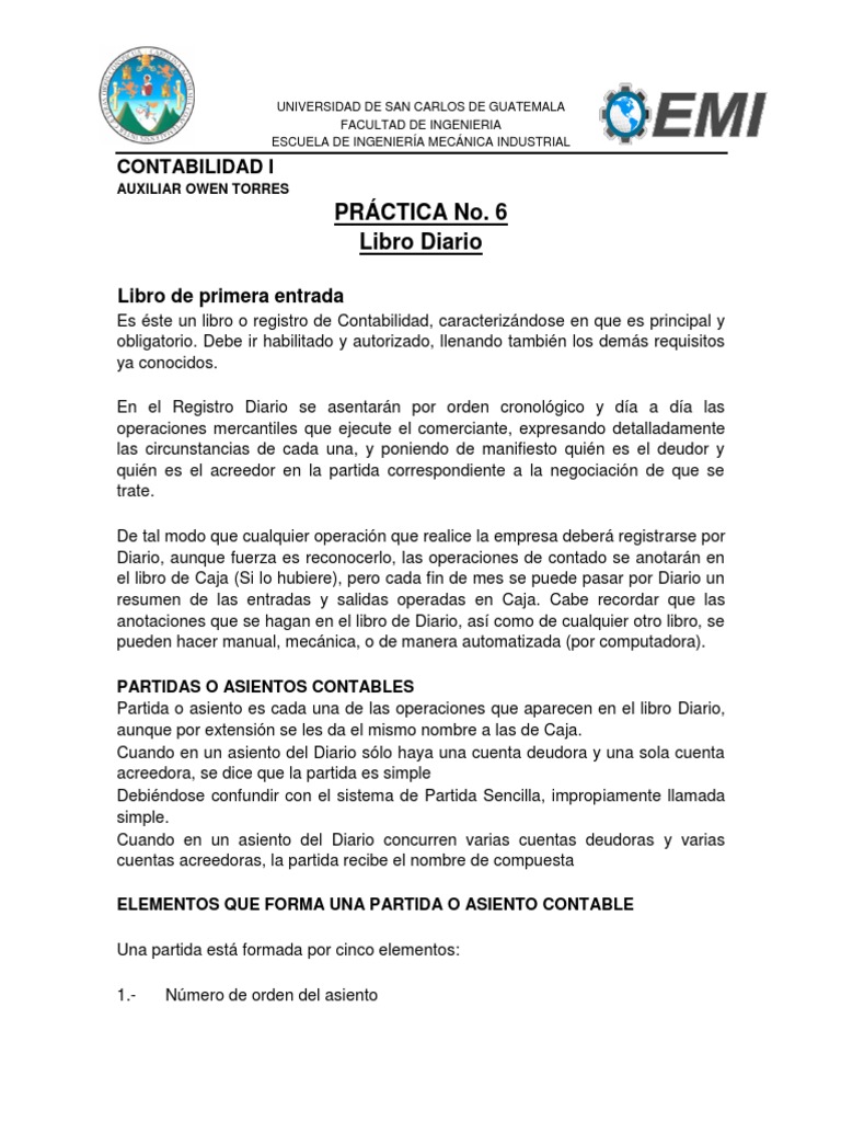 Libro Diario | PDF | Contabilidad | Cheque