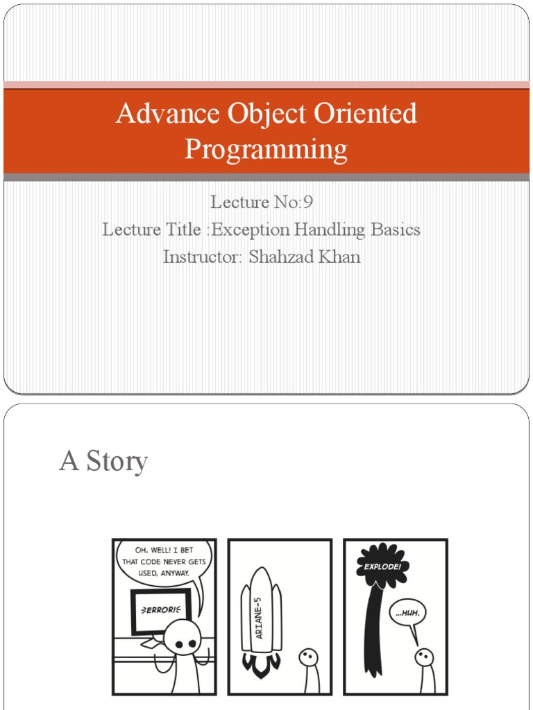 Object Oriented Programming-Lecture No 9 | PDF