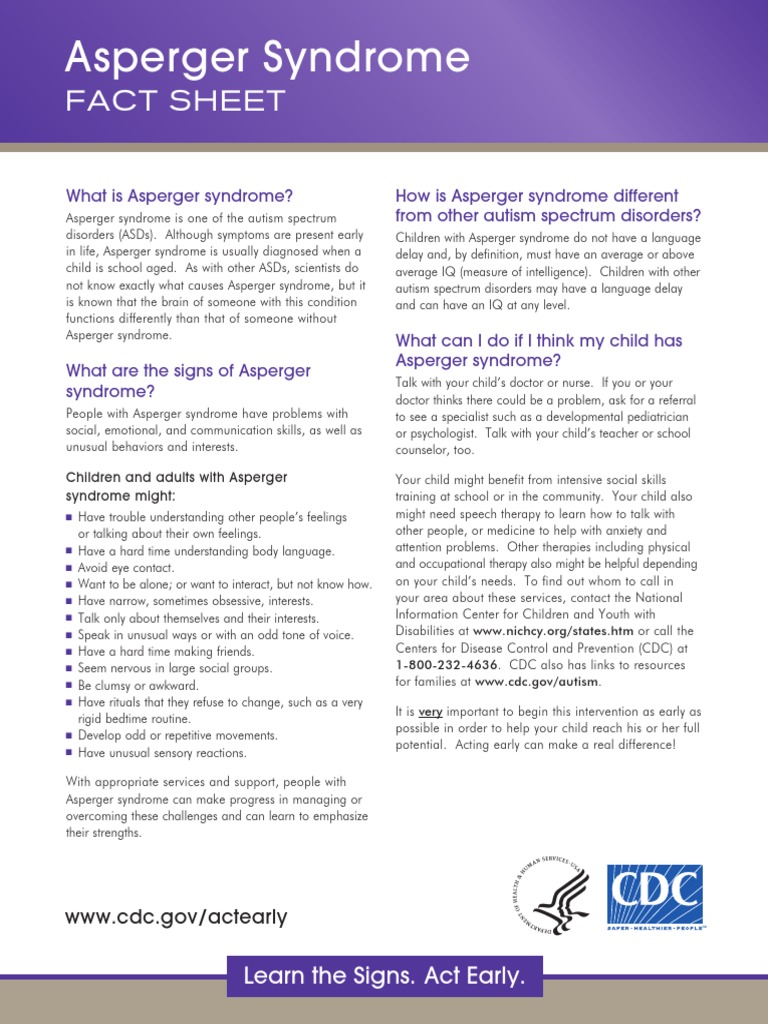 Asperger Syndrome PDF | PDF