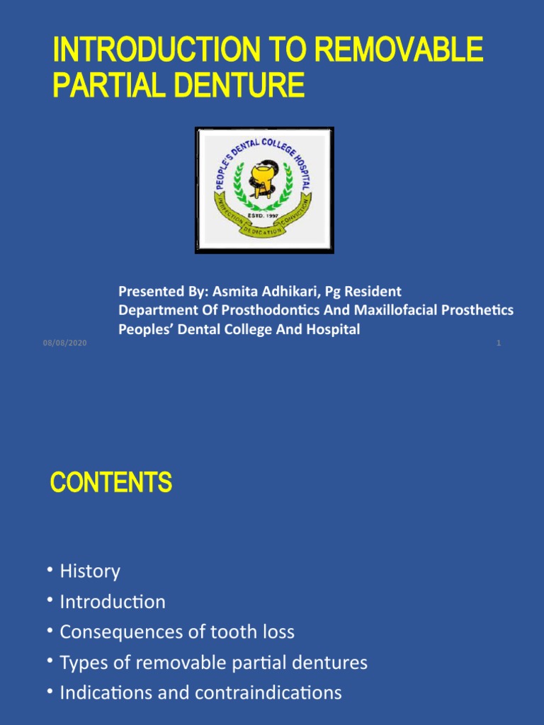 Introduction To CPD | PDF | Dentures | Dental Implant