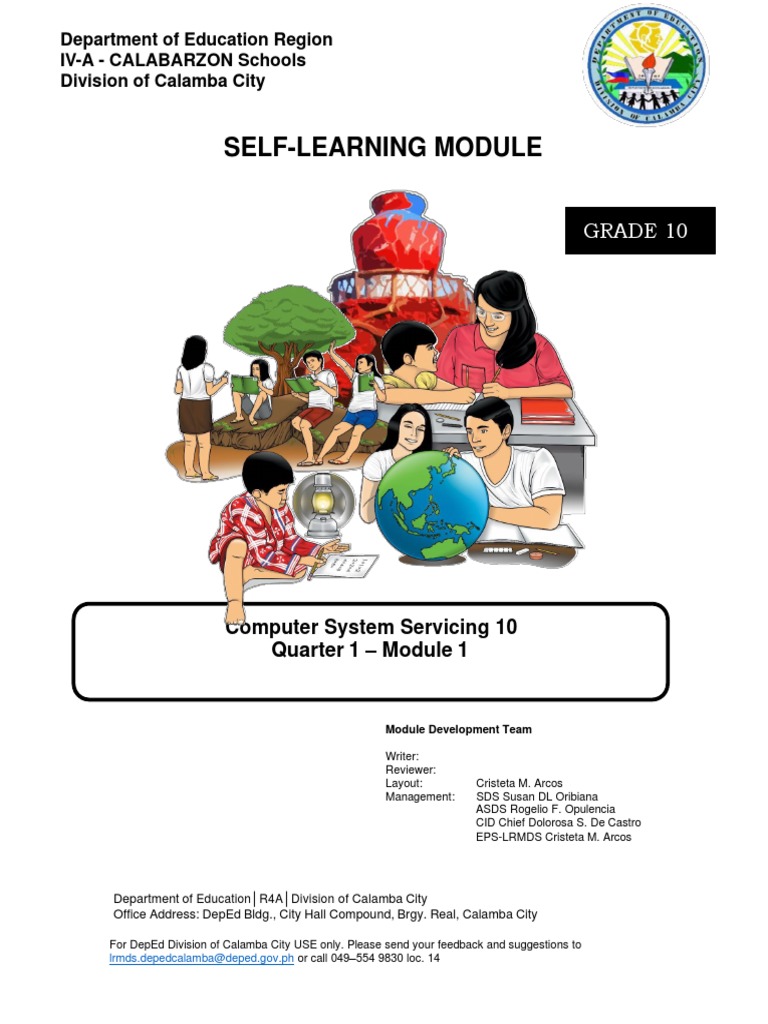 Self-Learning Module: Department of Education Region Iv-A - Calabarzon ...