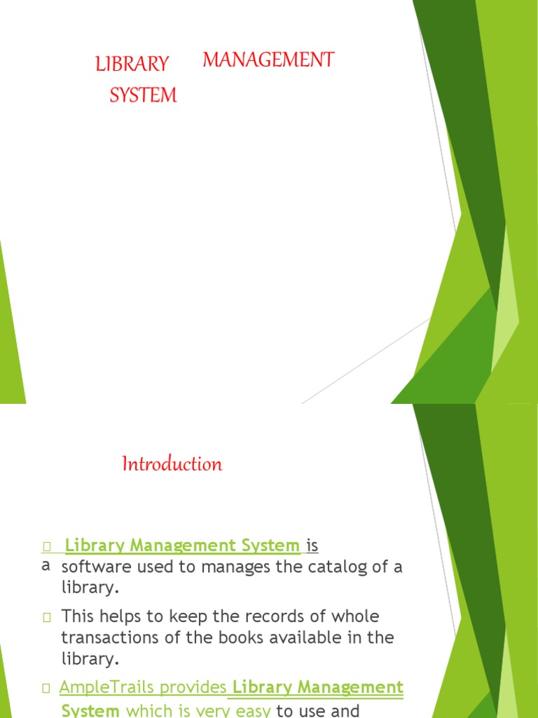 Library Management System.. | PDF | Library (Computing) | System