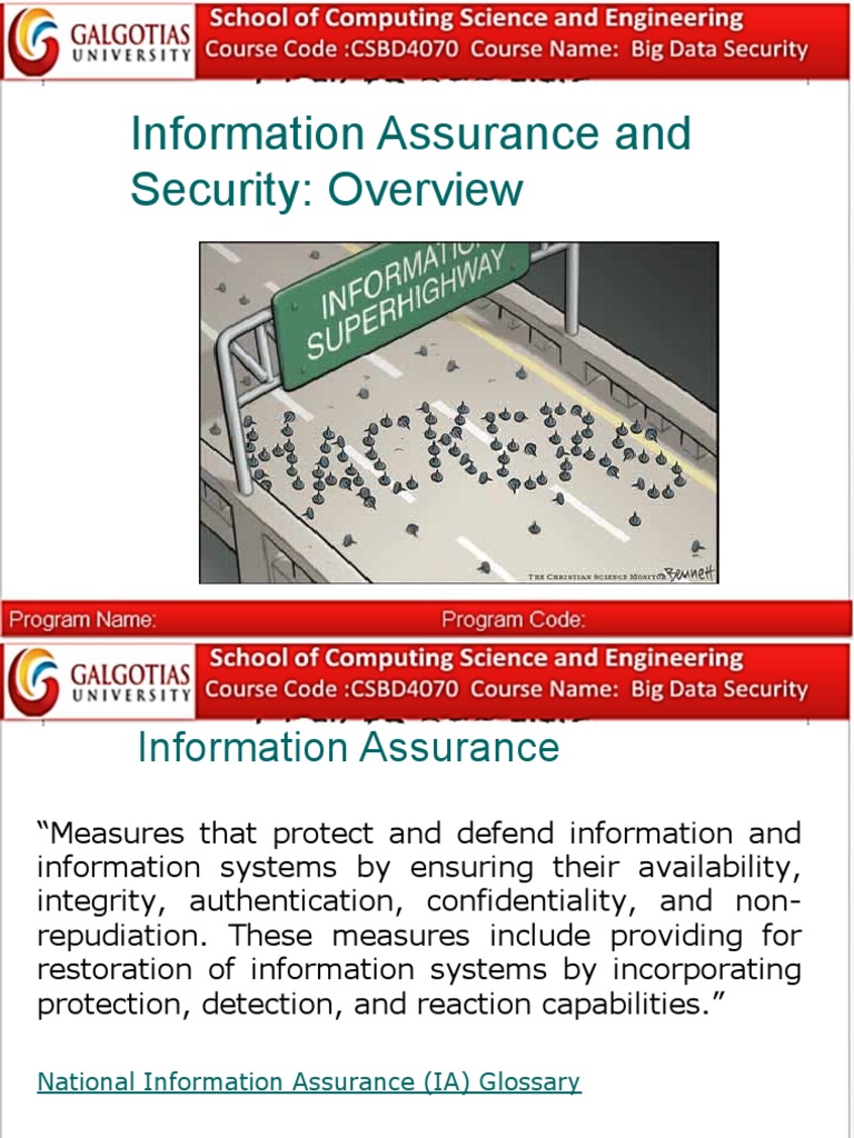 Confidentiality in Information Assurance | PDF | Password ...