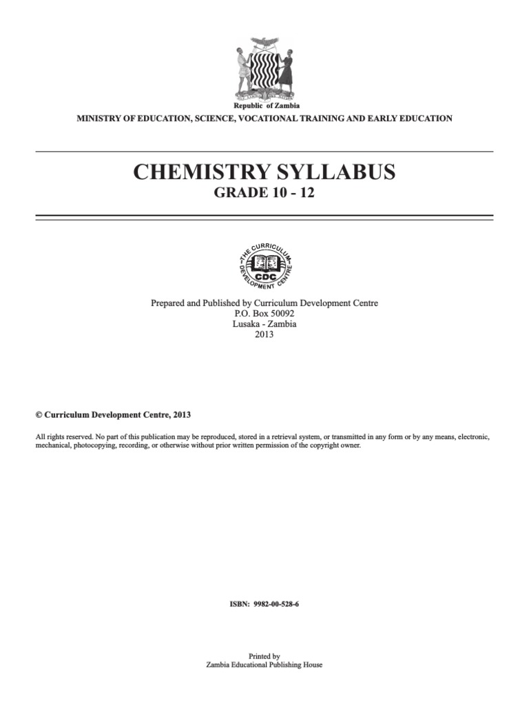 Chemistry Grade 10 12 PDF | PDF | Ionic Bonding | Chemical Bond