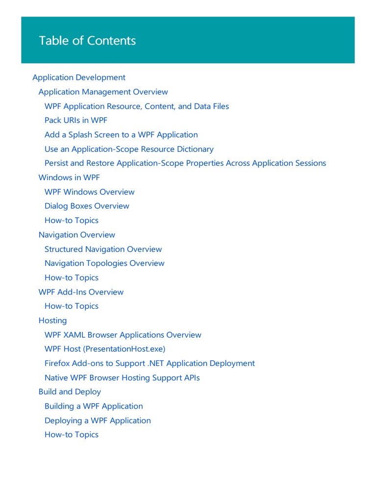 Wpfappdev Pdf Extensible Application Markup Language Windows Presentation Foundation