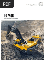 Volvo EC480 Excavator Specs | PDF | Horsepower | Pump