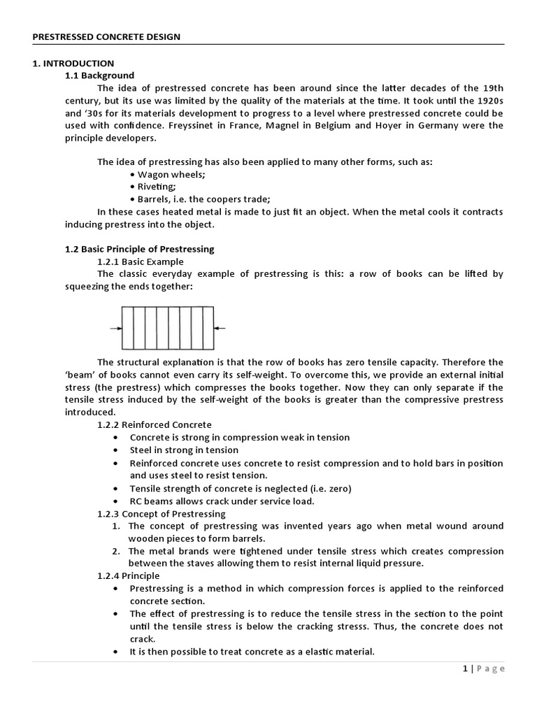 Prestressed Concrete Design | PDF | Prestressed Concrete | Concrete