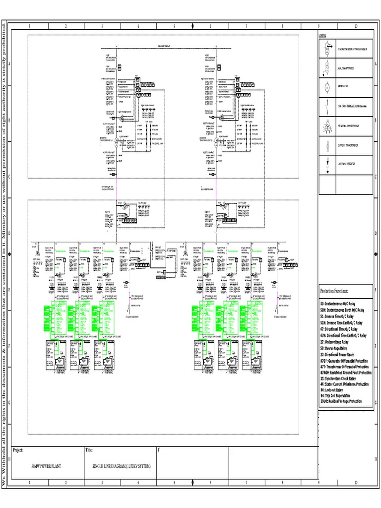 Single Line Diagram - KSRM - Basic PDF | PDF