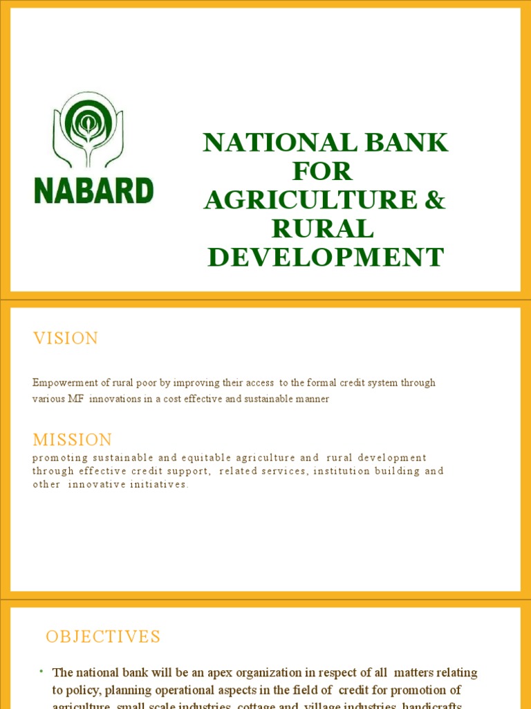 NABARD & SIDBI: Rural and MSME Development | PDF | Economies | Business