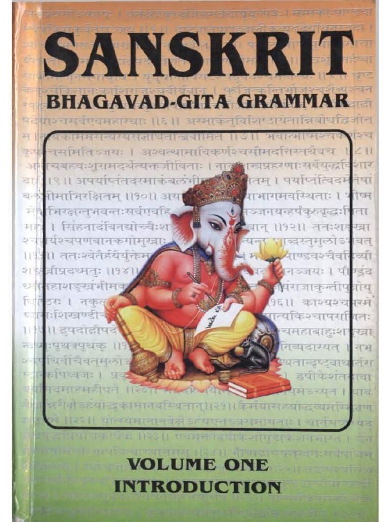 Harivenu D. - Sanskrit. Bhagavad Gita Grammar. Vol 1. Introduction | PDF Harivenu D. - Sanskrit. Bhagavad Gita Grammar. Vol 1. Introduction | PDF