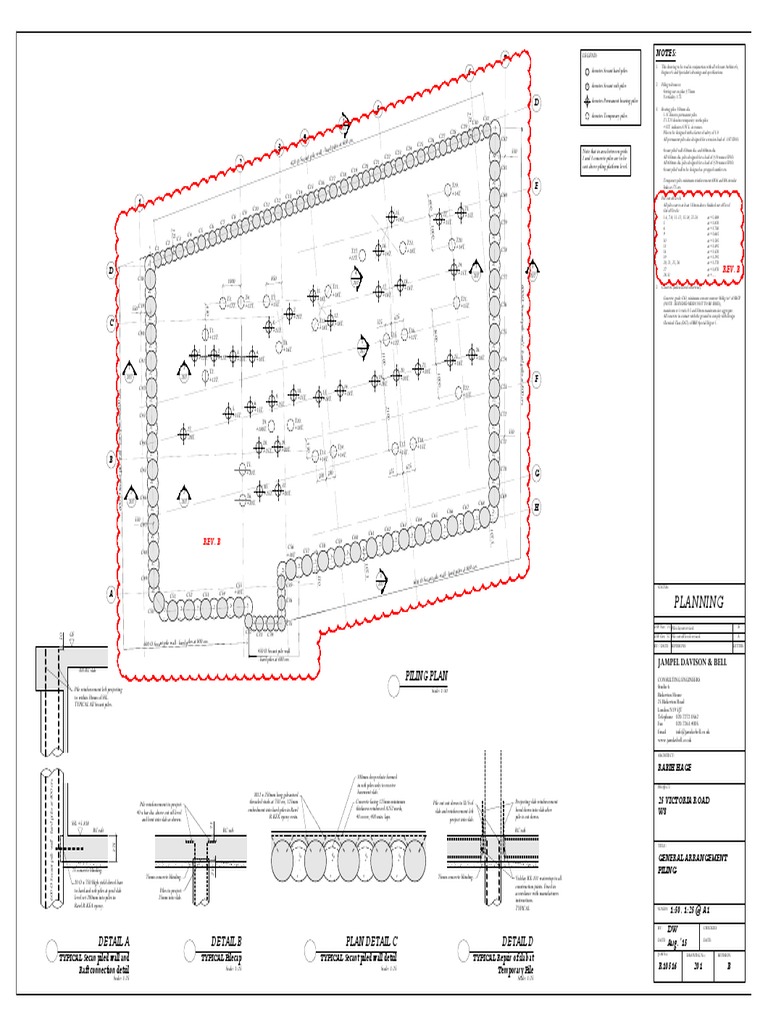General Arrangement of Piling | PDF | Deep Foundation | Building ...