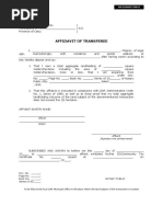 DAR Clearance Requirements Checklist | PDF | Affidavit | Notary Public