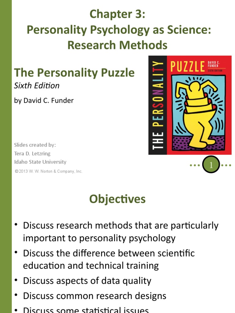 Personality Psychology As Science: Research Methods: Sixth Edition ...