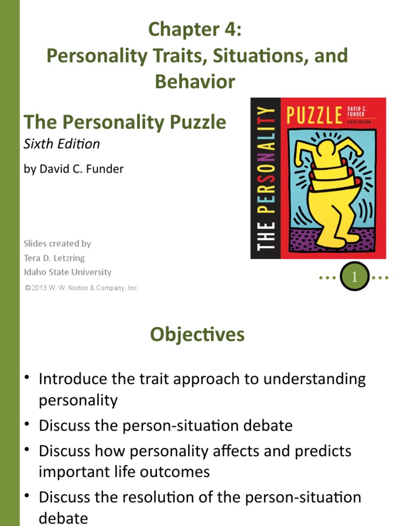 Personality Traits, Situations, and Behavior: Sixth Edition | PDF ...
