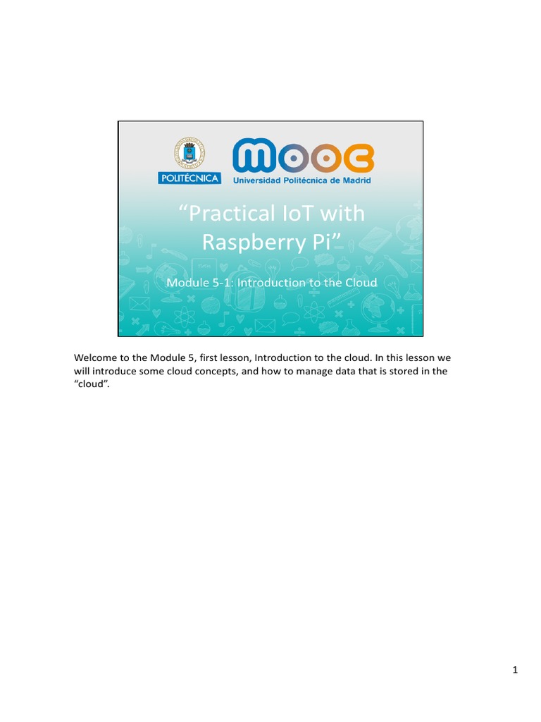 Module 5.1 Intro To The Cloud | PDF | Representational State Transfer ...
