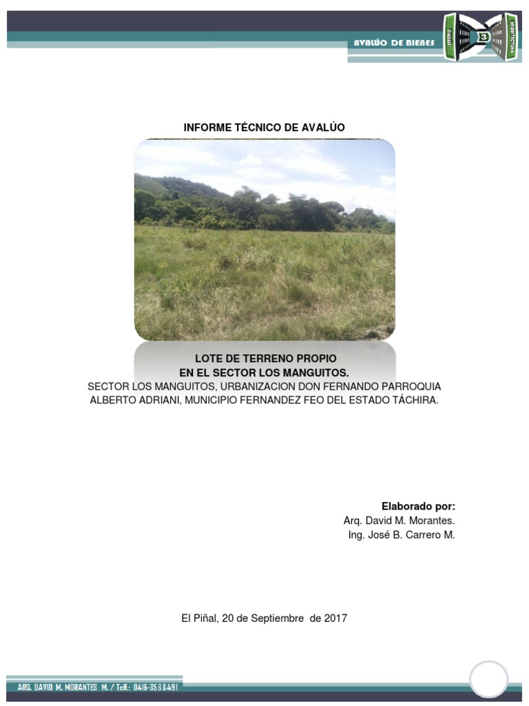 INFORME DE AVALÚO UN LOTE DE TERRENOimp PDF | PDF | Spss | Análisis de regresión