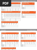 Sublimation Size Chart | PDF | Clothing | Fashion