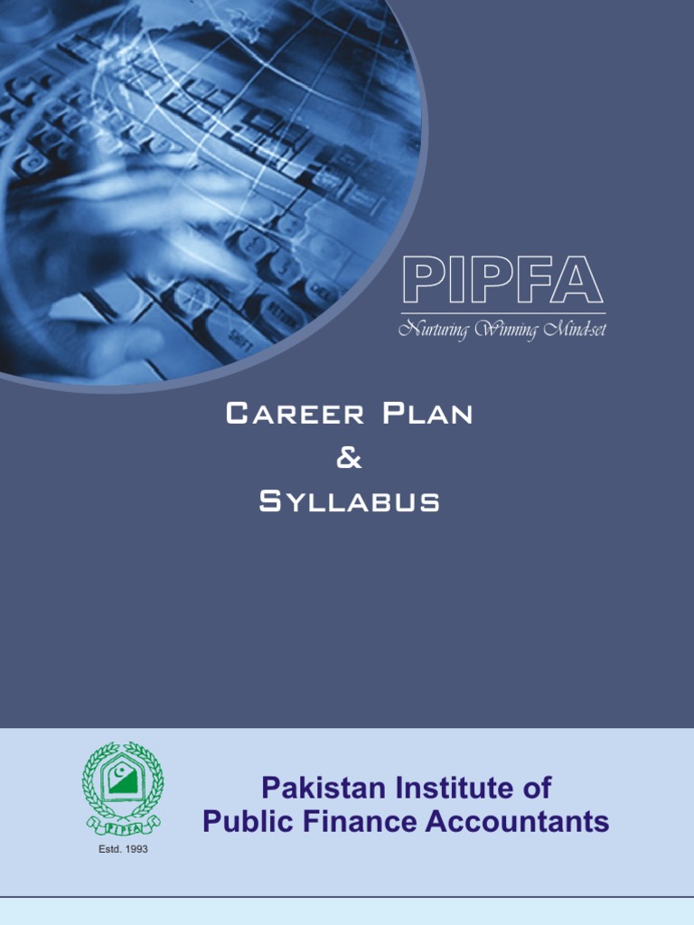 PIPFA Career Plan | PDF | Accountant | University And College Admission