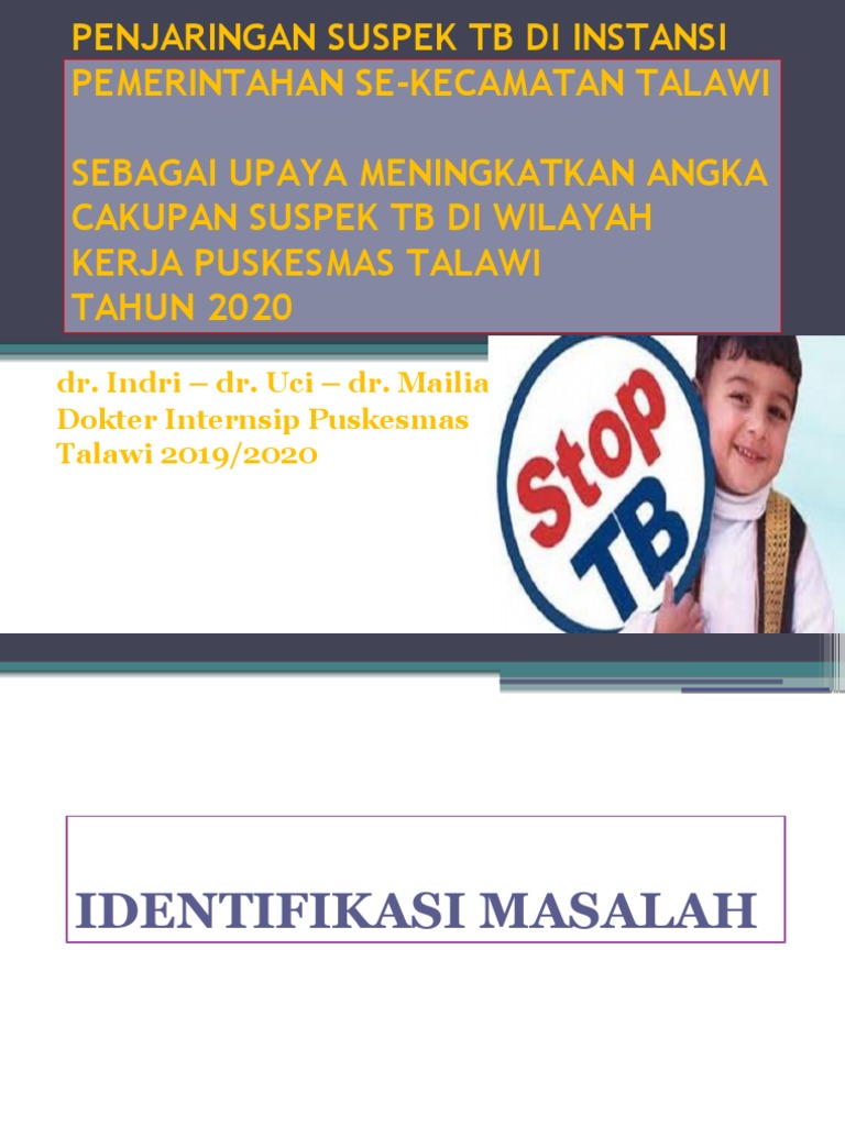 Minipro Penjaringan Suspek TB | PDF