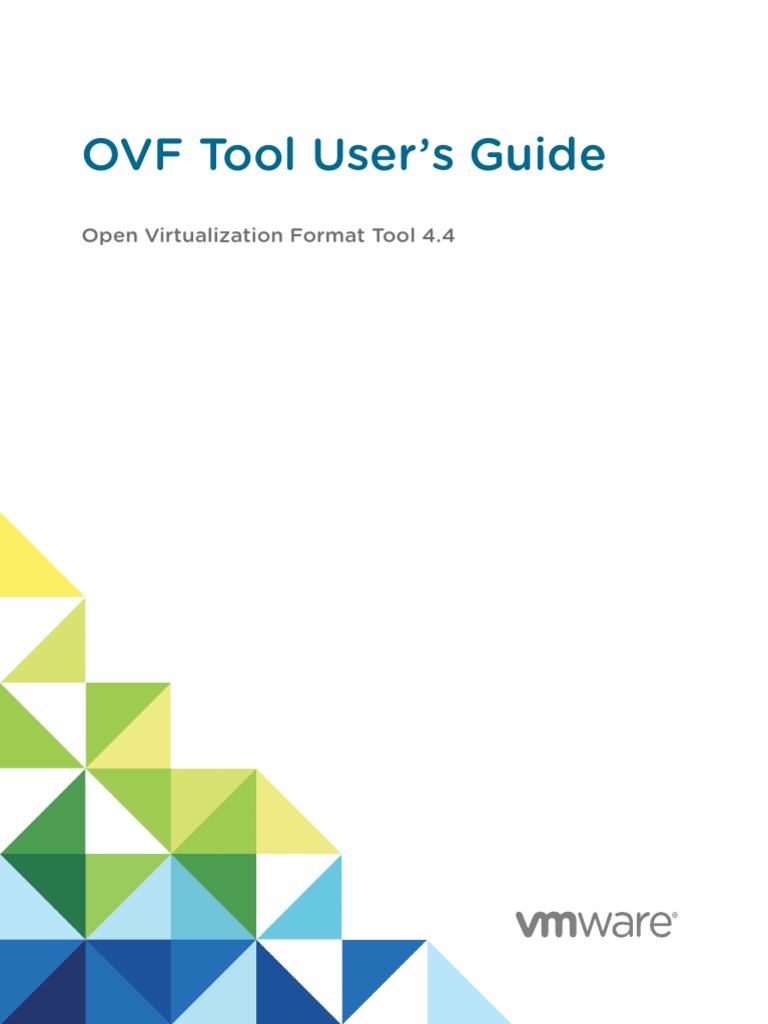 OVF Tool User Guide | PDF | V Mware | Command Line Interface