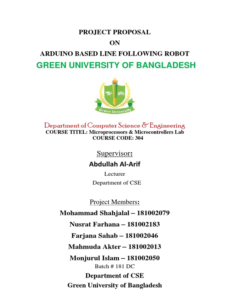 Project Proposal LFR | PDF