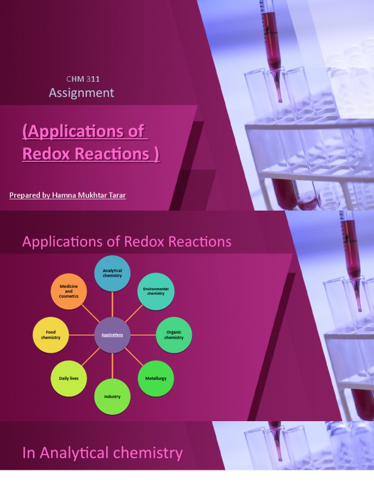 Applications of Redox Reactions | PDF | Bleach | Hydrogen Peroxide