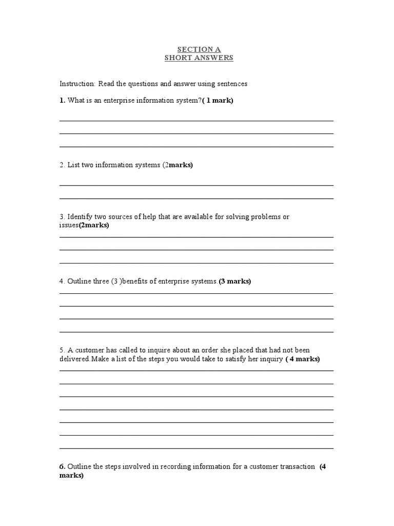Use An Enterprise Information System | PDF | Keyboard Shortcut ...