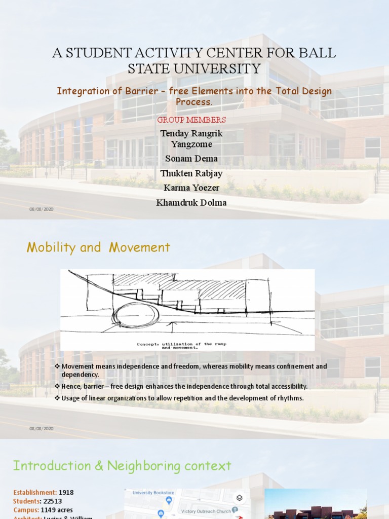 Ball State University Activity Center Design | PDF | Buildings And ...