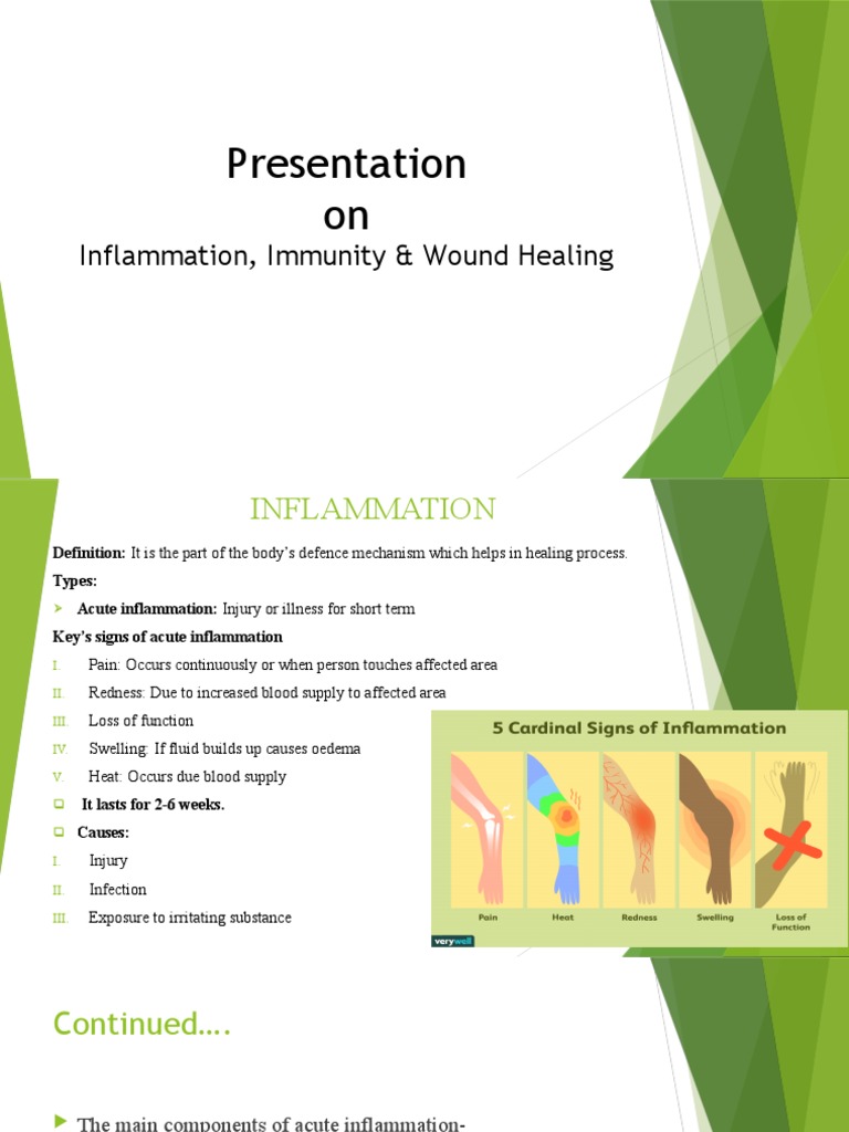 5 Cardinal Signs of Inflammation | PDF | Inflammation | Immune System