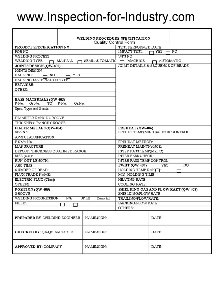 Quality Control Form: N/A UP Hill Down Hill | PDF | Welding | Construction