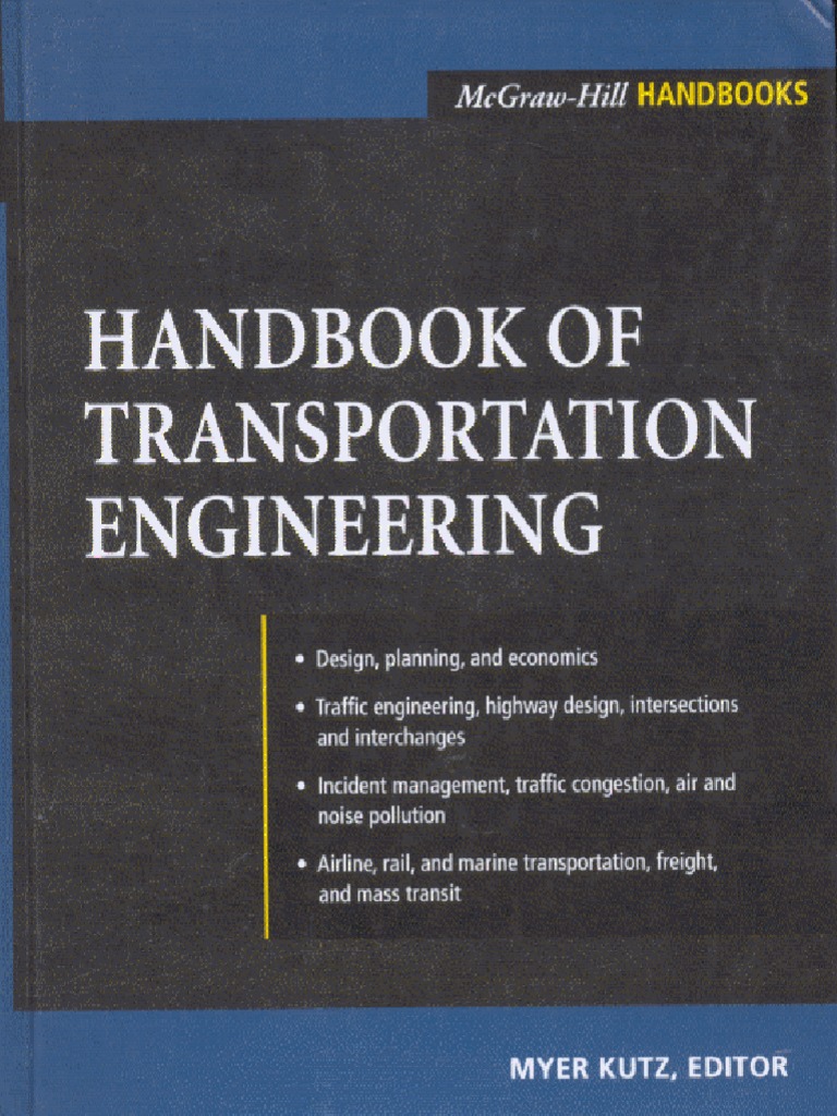 Handbook of Transportation Engineering PDF | PDF