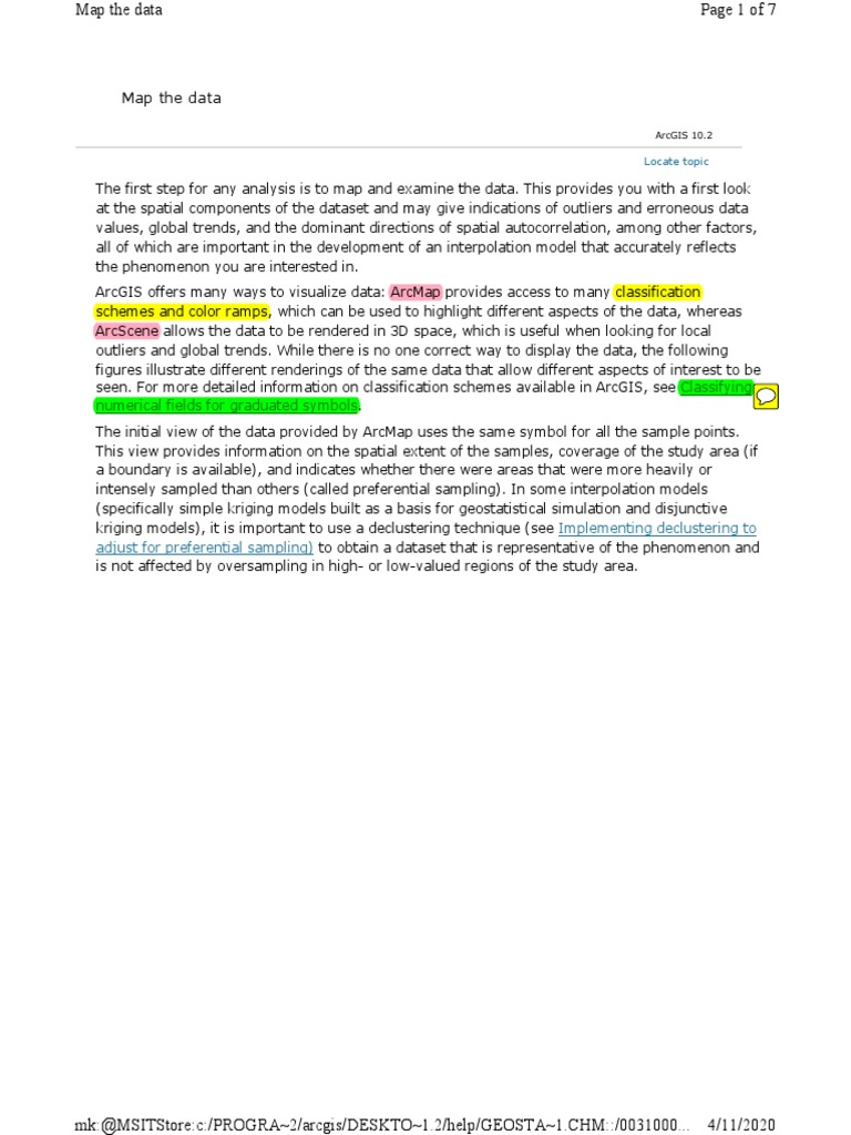 Map The Data: Classifying Numerical Fields For Graduated Symbols | PDF | Mean | Arc Gis
