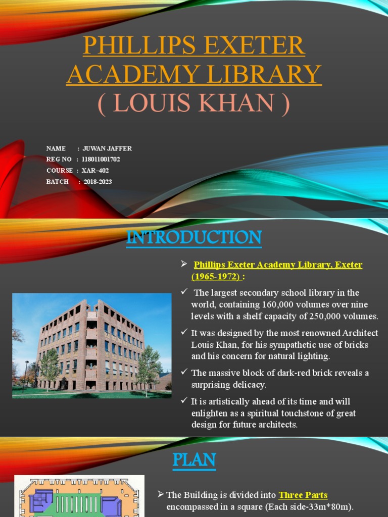 Phillips Exeter Academy Library | PDF | Building | Civil Engineering