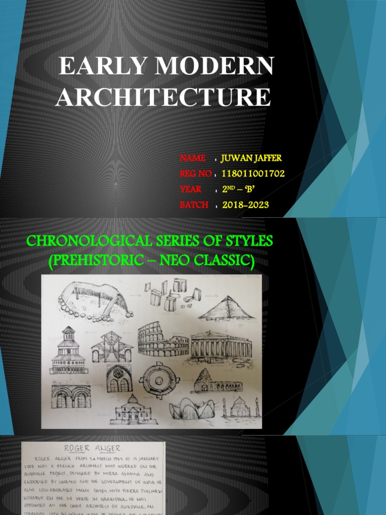 Early Modern Architecture Overview | PDF