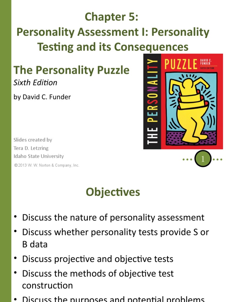 Personality Assessment I: Personality Testing and Its Consequences ...