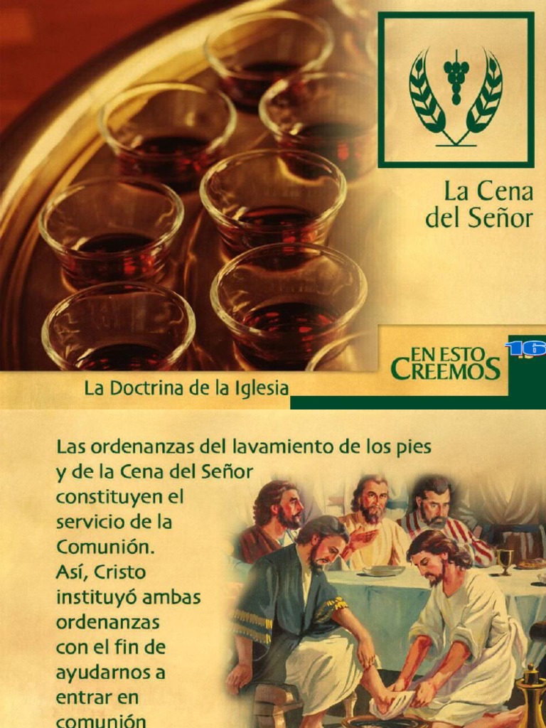 # 16 La Cena Del Senor | PDF