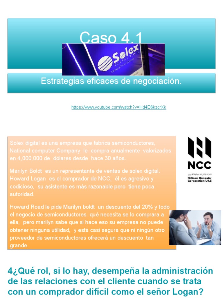 CASO 4.1 Resumen y Preg 4 | PDF