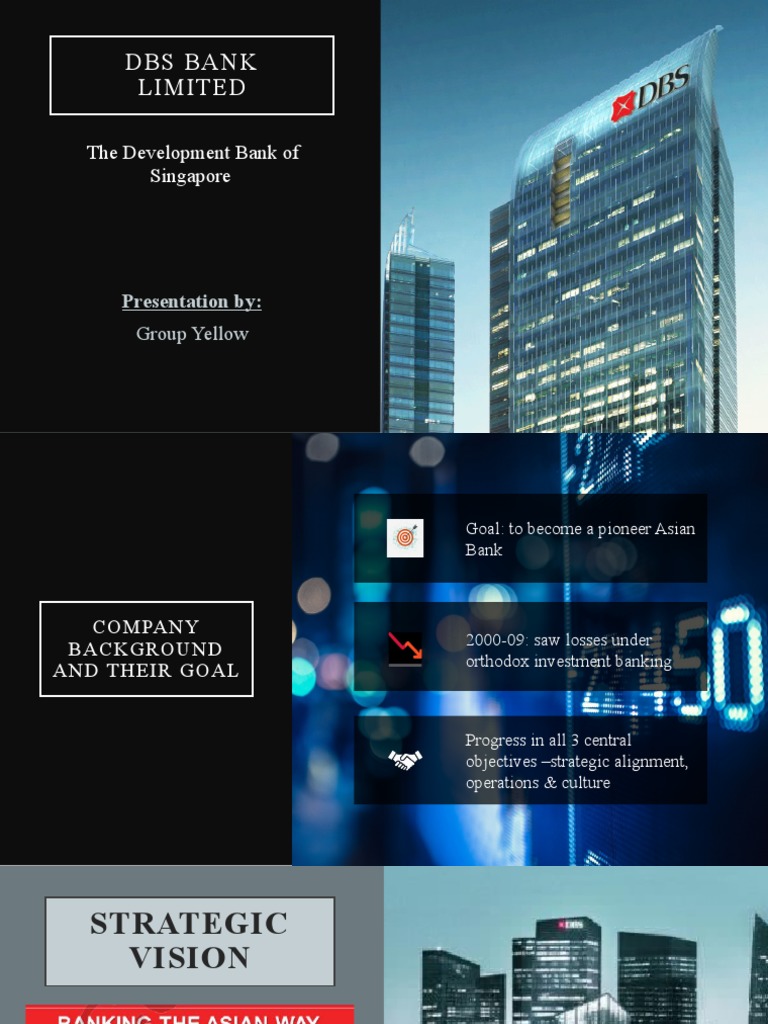 DBS Bank Presentation on Strategic Vision, Operations and Culture | PDF