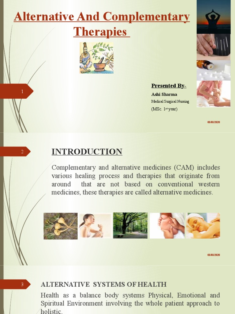 Alternative and Complementry Therapy | PDF | Alternative Medicine ...