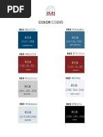 LBCS Color Codes | PDF | Rgb Color Model | Color