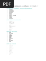 C1 CEFR Vocabulary Word List - Words for Advanced Students 2 | PDF