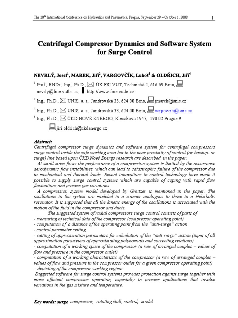 Compressor Suge | PDF | Fluid Dynamics | Physics